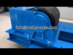 Two set of 200T capacity welding rotators and 2T welding positioner loading from Weldsuccess.