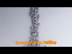 Decoración Abstrct del hotel de la escultura de la pared de la cascada del final del espejo