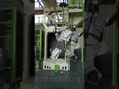 hook type shot blasting machine