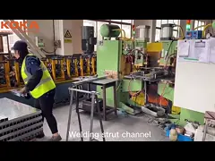 China Electrical Galvanized Custom Size Unistrut Channel with Reinforce Bar for sale