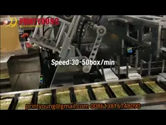 PRY-180B Macchina di imballaggio automatico a scatola, cartonatura, imballaggio 30 - 50 scatole/min