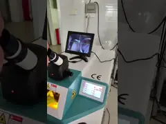 China LED Screen Jewelry Laser Welding Machine 10X Microscope for Precision Welding for sale