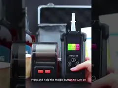 Small Size Alcohol Breath Analyzer Lightweight Personal Blood Alcohol Tester