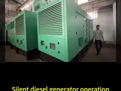 Silent diesel generator set