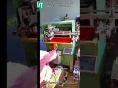 China Multi color cup silk screen printers machine 2 4 6 color uv plastic coffee paper cup semi auto screen printing machine for sale