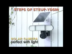 China 6MP 4G Dual Lens Spotlight Camera 1500 Lumens LED Solar Network Camera IP65 Waterproof for sale
