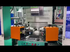 China Plastic Tube Mascara Bottle Screen Printing Hot Stamping Machine CNC Rotary Up To 60pcs / Min for sale