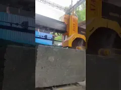 90kilo Watt 5600x3300x1150mm Stone Bridge Cutting Machine Multi Blades per Granito