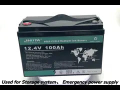 에너지 저장 나트륨 이온 배터리 팩 12.4V 100Ah 40140 무거운 납 산을 대체