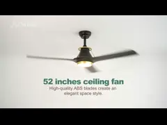 China Indoor Lighting And Air Cooling Dc Motor Led Modern 6 Speeds  Abs Ceiling Fan for sale