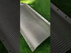 Stainless Steel Wedge Wire Coanda Screen Sieve Bends For Koi Fish Pond