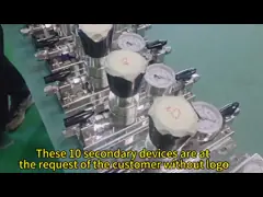 Ten non-logoed secondary units using oxygen as the gas of choice are being pressure-tested.