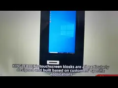 China Interactive Anti-Glare Touch Screen Freestanding Kiosk For University Building Theater Shop for sale