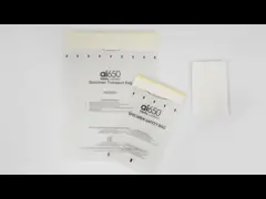China AIC 2mil Thick LDPE Poly Medical Specimen Transfer Sample Bags For Labs Three Wall Biohazard Specimen Sample Bags for sale