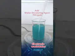 Electronic Wastewater Treatment by Water Decoloring Agent, Polyacrylamide