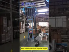 AA4C Motorized exhaust hose reel 152mm*15M pipe * 6 sets to UAE dated 8-Nov-2023