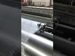 Macchina di rete di filo in acciaio inossidabile orizzontale, attrezzature di rete di filo tessuto semplice