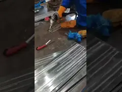 Hand laser welding machine of 5mm Aluminum plate laser welding