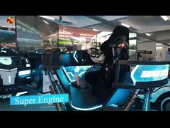 6 dof Simulador de corrida hidráulico VR Games Realidade Virtual 3 Screen F1 Simulador de corrida