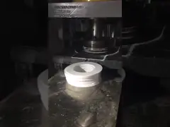China High Strength Flange Making Machine Low Noise Automatic PTFE Molding Machine for sale