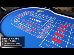 Fodable Led Craps Table Casino Dice Table