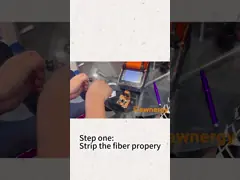 How to use a fiebr fusion splicer?