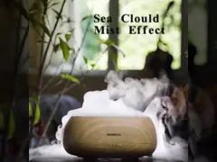 500ml Wooden Cold Mist Aroma Diffuser Home Bedroom Silent Aroma Humidifier