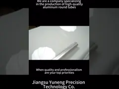 Aluminium round tube manufacturer