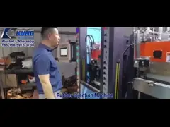 Rubber sole injection machine
