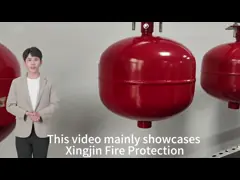 China 16L Capacity Temperature-Controlled Hanging Gas Fire Extinguishing Device with 10 Seconds Discharge Time for Server Room Safety for sale