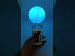 充電可能な月明かり 大人の子供のための ダイア 14.5cm 3D 月明かり 寝室 独特のクリスマスプレゼント 女性 女の子
