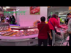 China Store Frost Free Meat Deli Display Counter Refrigerator With CE ROHS for sale