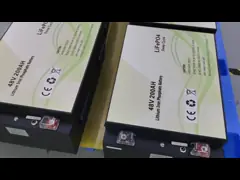 China Industrial 48V 200Ah LiFePO4 Battery Powering Autonomous Robots AGV Systems & Electric Marine Applications Smart LCD Monitor for sale