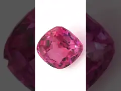 Coral / Rose Pink Sapphire Raw / Roughgem Crystal Lab Made For Jewelry Accessories
