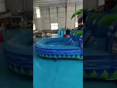 China EN14960 8x3x4m Inflatable Water Slides Indoor Inflatable Water Bounce House for sale