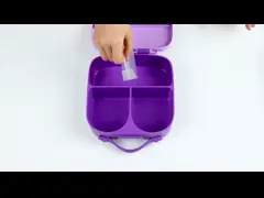 Silicone Seal Plastic Bento Lunch Box 1400ml Capacity Bento Box Containers