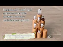 Super environmentally friendly bamboo and wood, diy multi-purpose roller ball bottle
