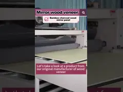 Hot Selling Product 5MM 8MM Wood Grain Wood Veneer Bamboo Charcoal PVC Wall Panel