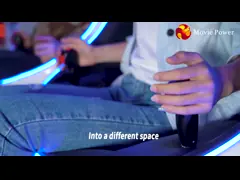 2 jogadores de realidade virtual 9d cadeira de ovo Vr roller coaster máquina de jogo