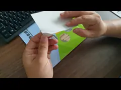 SGYB27 Materiale per etichette adesive di carta distruttiva per la fabbricazione di etichette anti-falsificazione