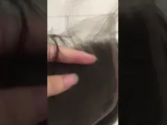 4*4 free part body wave natural black virgin human hair closure