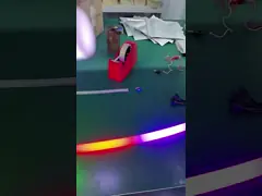 China Digital Light Bar Addressable RGB Led Neon 360° Round 25mm Magic Color External Control for sale