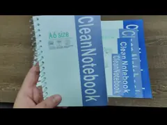 China 100% Virgin Pulp Cleanroom Paper Notebook Stapled Ruled Line / Graph Line for sale
