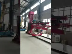 Pressure vessel straight seam automatic welding machine plasma + TIG welding process 10mm stainless