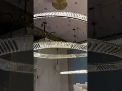 Double Circle Modern Ring Chandelier