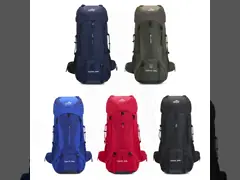 Mochila de caminhada leve ao ar livre resistente a rasgos com grande capacidade de armazenamento