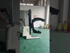 Cina KAD Electric Paper Roll Clamping Stacker 500KG 1000 kg 0.5T 1T Paper Roll Reel Stacker con rotazione a 360 gradi in vendita