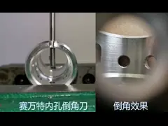 China Double Edged Deburring Chamfering Tool For Inner Hole Savantec 0.8-20.24mm High Speed Steel One Pass for sale