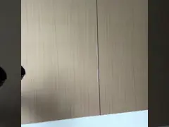 Installation of wood veneer panels with metal lines