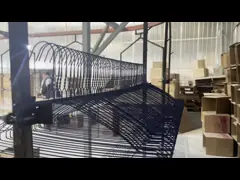 China 16 Inch Mens Metal Pants Hangers , Industry Standard Wire Pants Hangers for sale